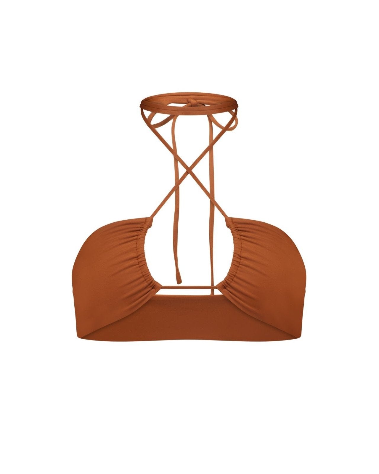 KAIA RUCHED HALTER BANDEAU – SERENA DIEGO